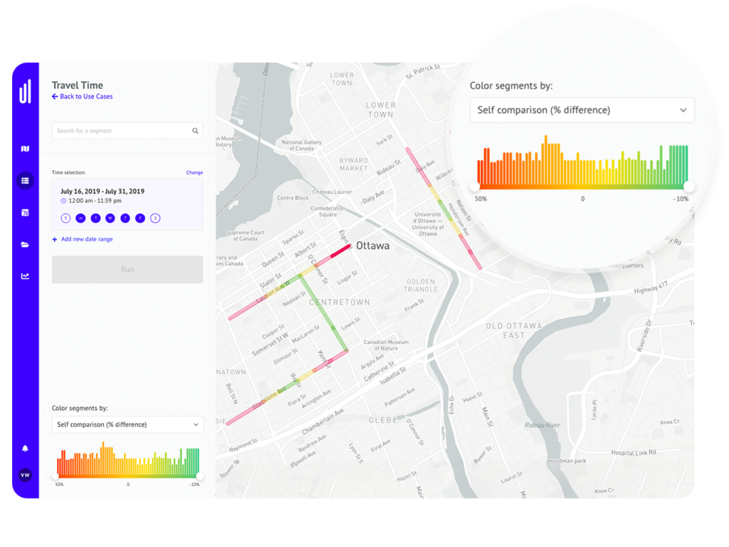 Travel Time Data Analysis | UrbanLogiq